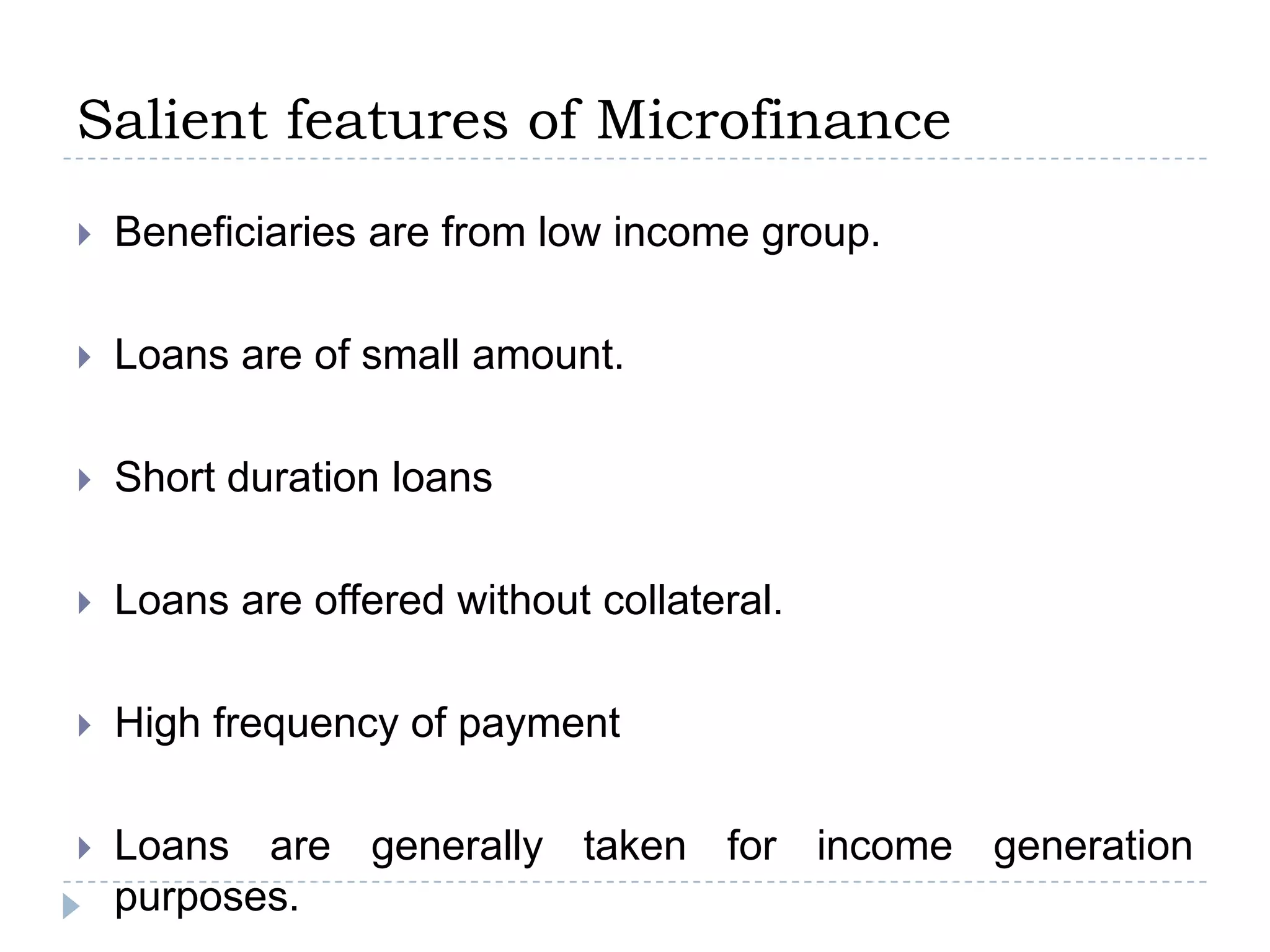 Presentation - Microfinance in India | PPTX
