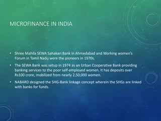 Microfinance India | PPTX