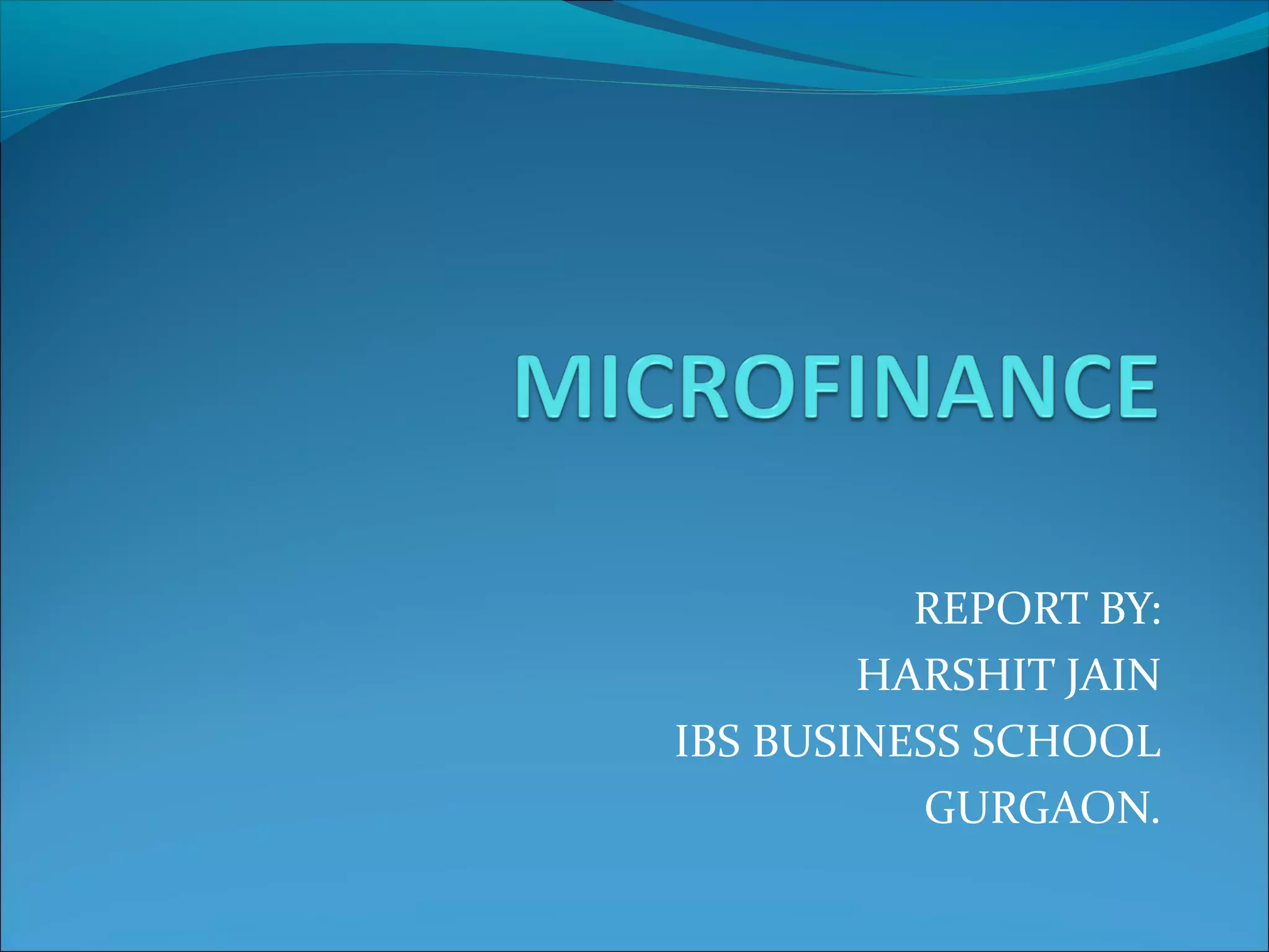 Microfinance | PPT