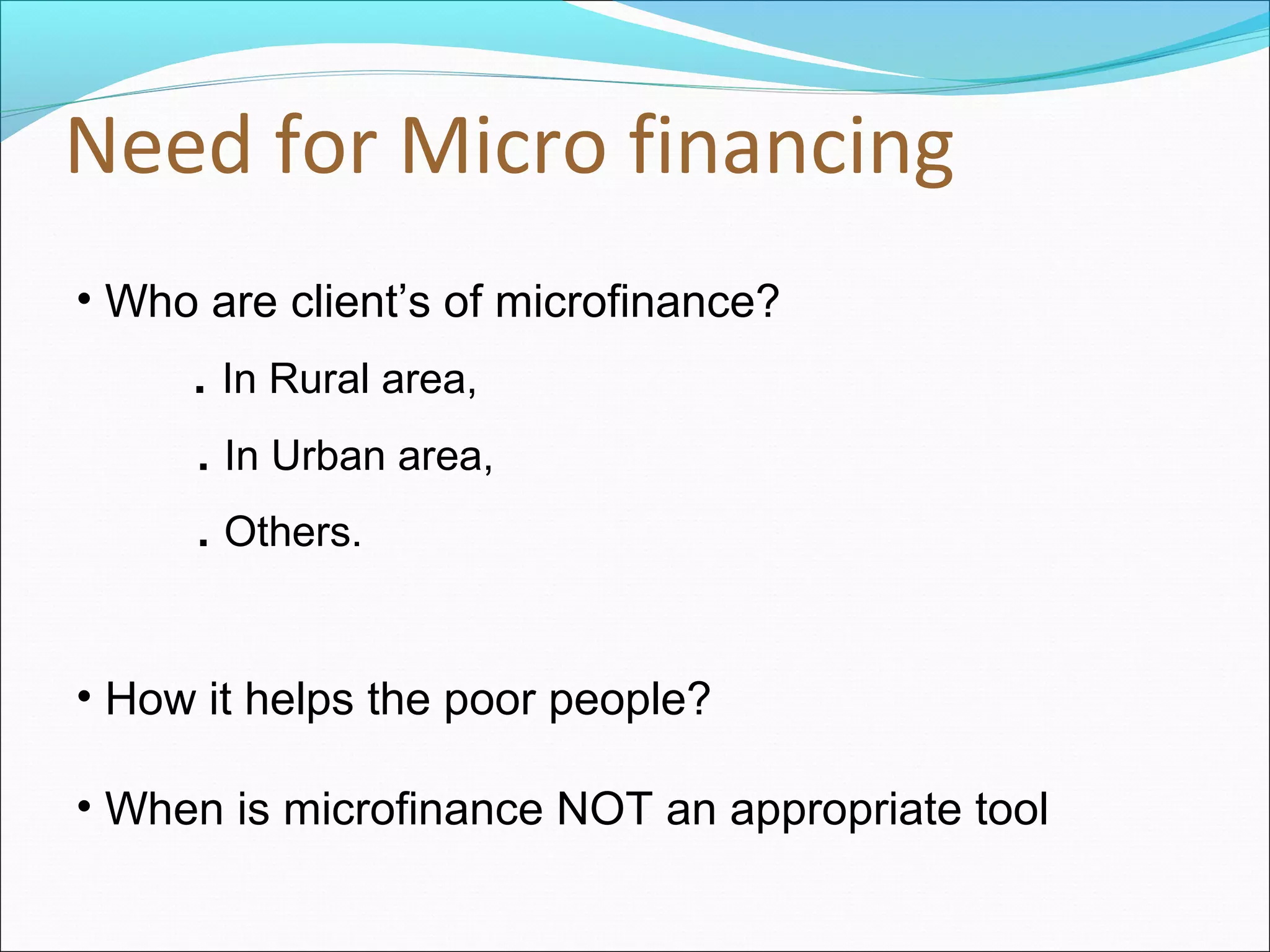 Microfinance | PPT