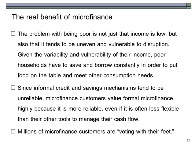 Microfinance | PPT