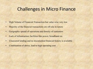 Microfinance - Shades of Sustainability | PPTX