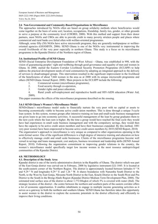 Microfinance and rural women empowerment in the kpandai district of ...