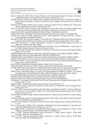 Microfinance banks and entrepreneurship development in nigeria | PDF ...