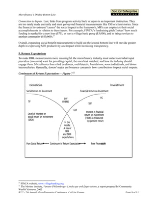 Microfinance and the Double Bottom Line | PDF