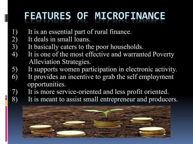 Microfinance in india overview | PPTX