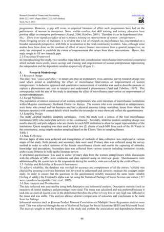 Microfinance interventions and empowerment of women entrepreneurs rural constituencies in kenya ...