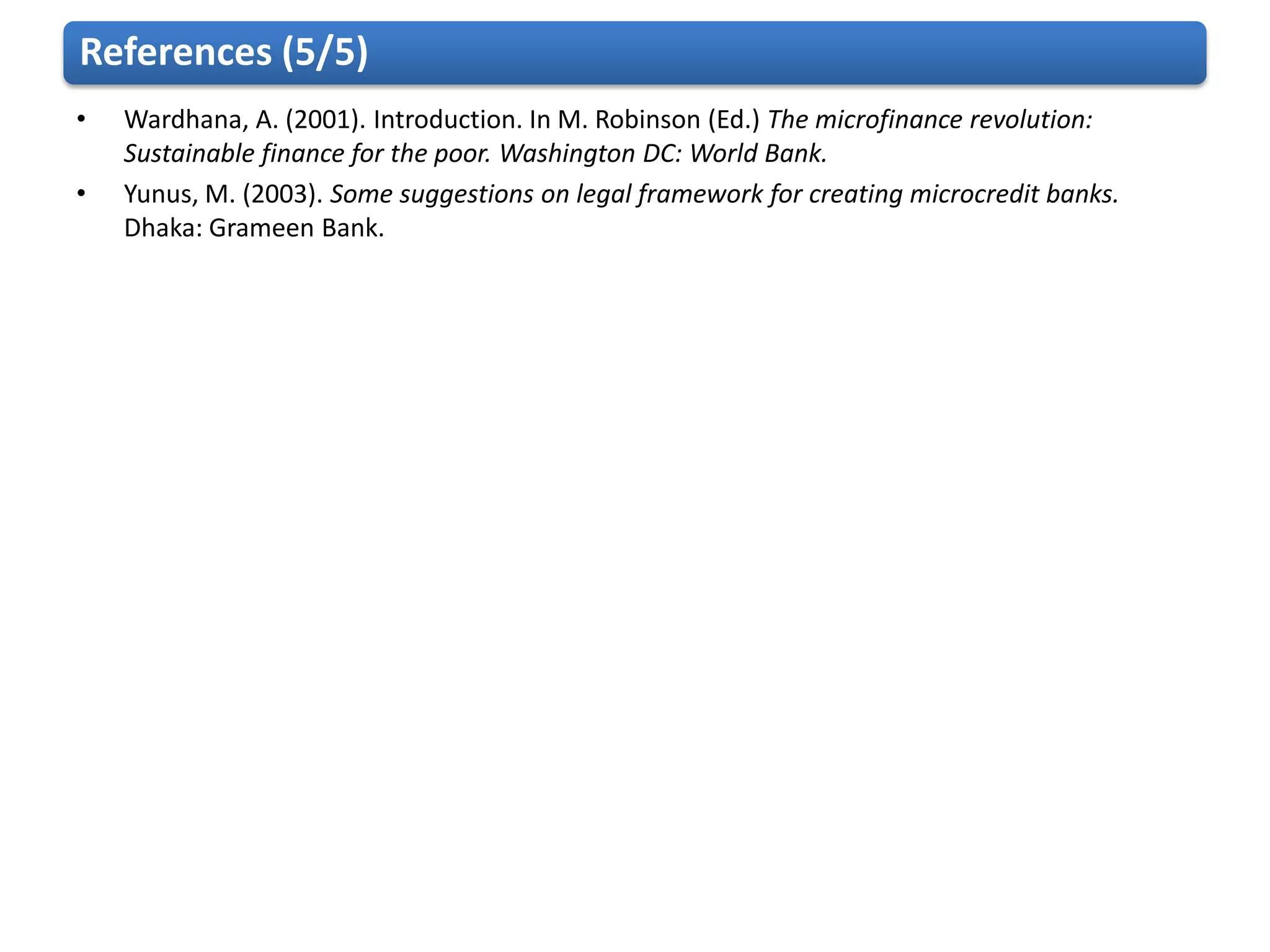 Microfinance An Introduction | PDF