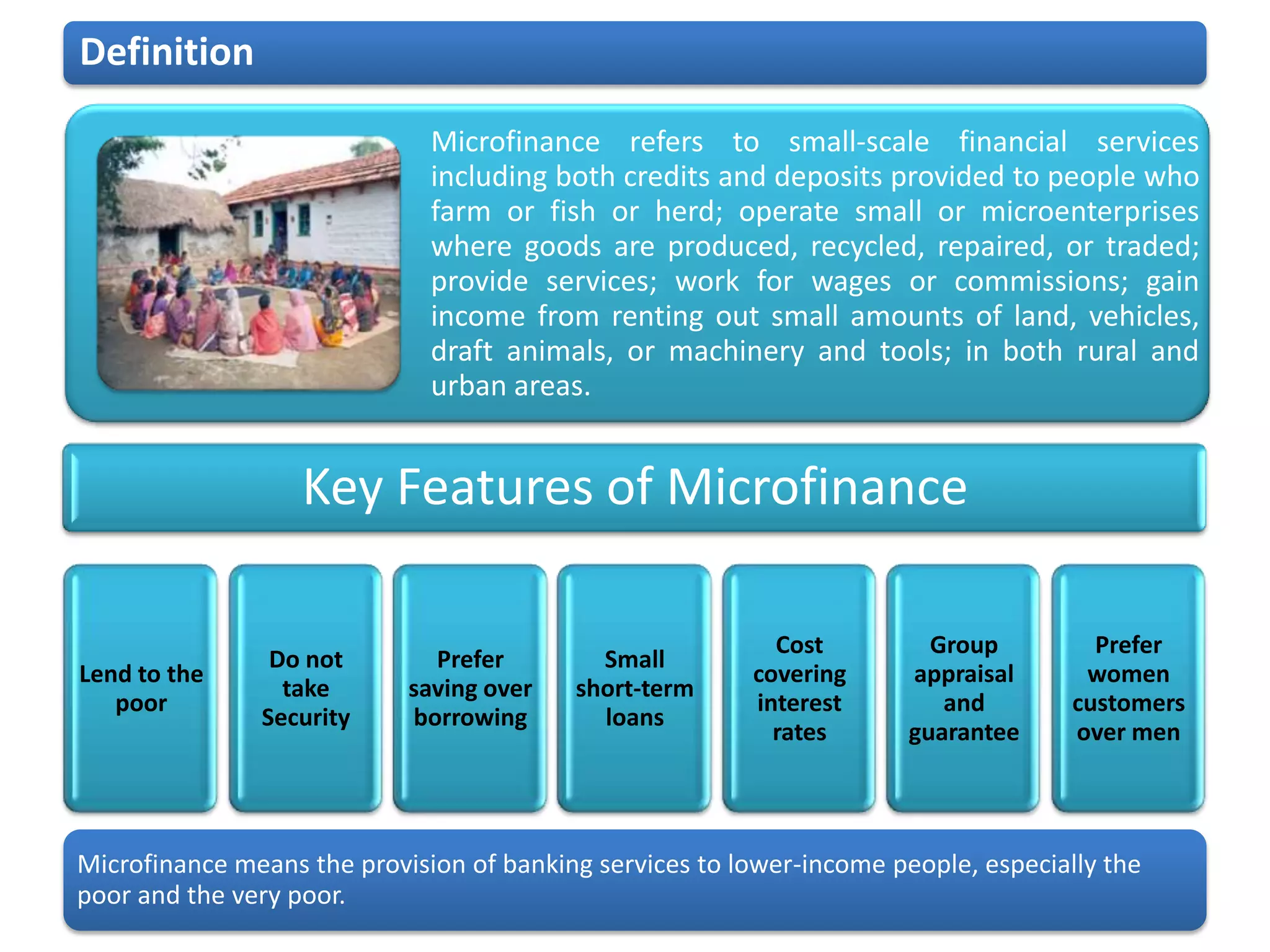 Microfinance An Introduction | PDF