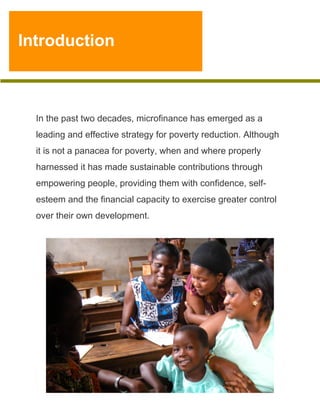 SMDP Microfinance Refresher MODULE 1 | PDF