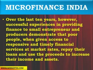 Microfinance regulation, microcredit definition, role microfinance ...