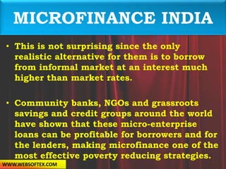 Microfinance regulation, microcredit definition, role microfinance ...