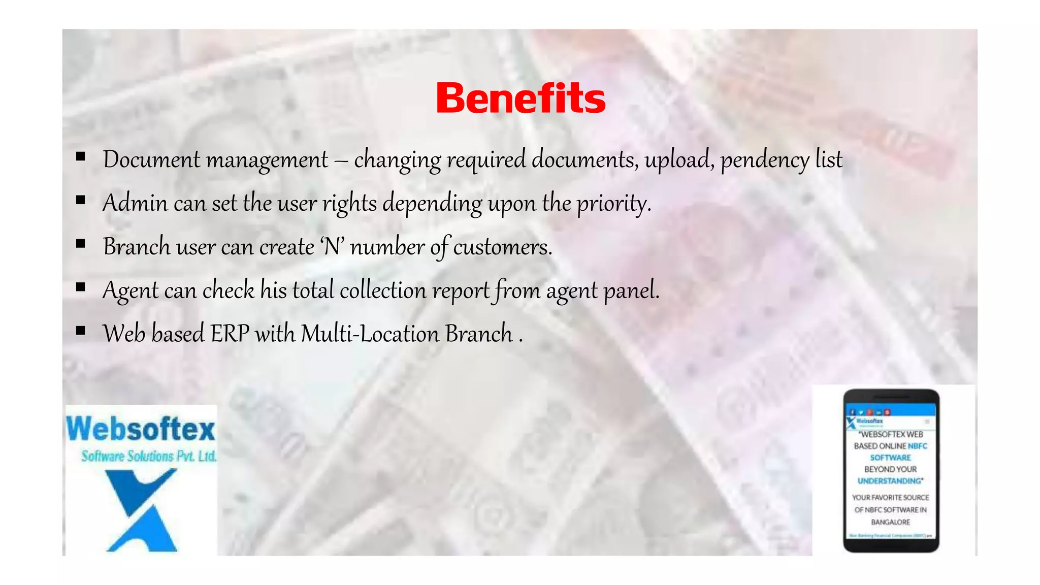 Web Based Microfinance software | PPTX