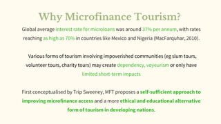 Microfinance tourism report | PDF