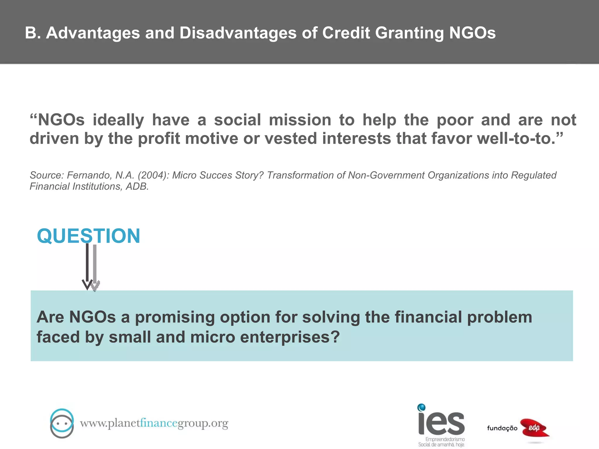 MicroFinance Upgrading | PPT