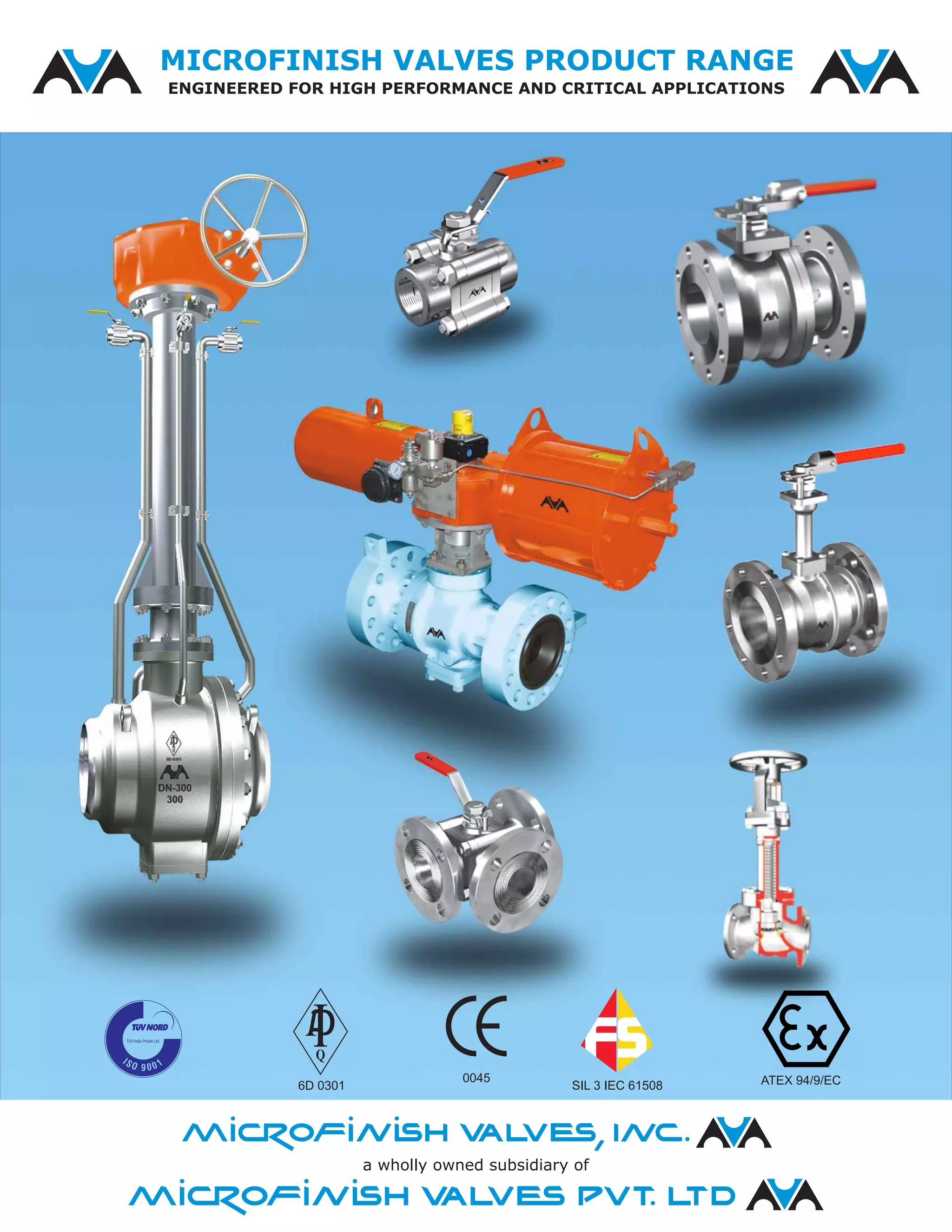 Microfinish valves-product-range | PDF
