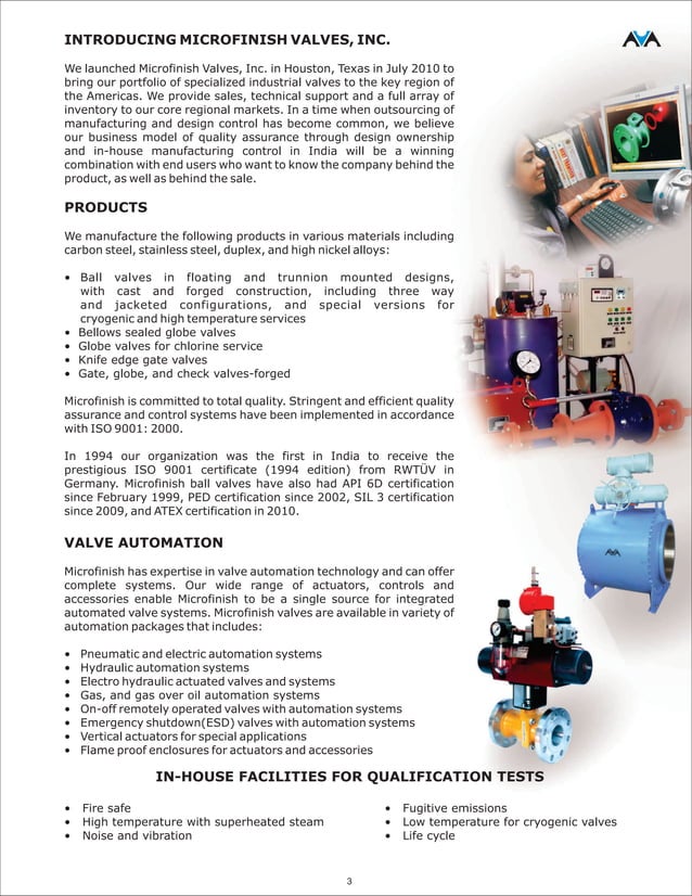 Microfinish valves-product-range | PDF | Manufacturing Industry ...