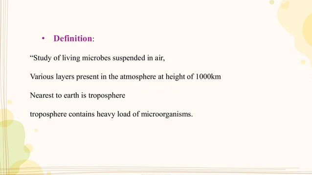 Microflora of air Microbial quality control and testing | PPT