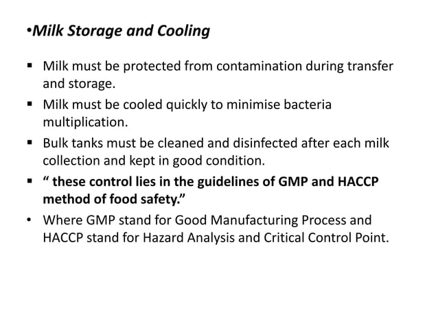 Microflora of raw milk, sources of milk contamination and their control ...