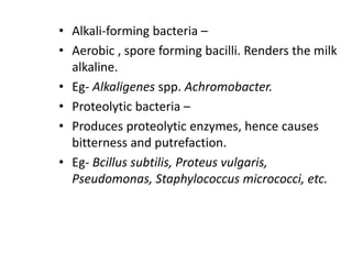 Microflora of raw milk, sources of milk contamination and their control ...