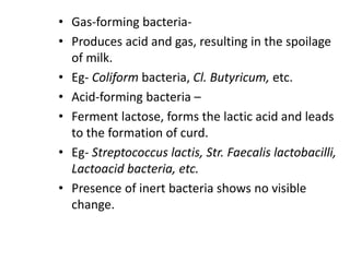 Microflora of raw milk, sources of milk contamination and their control ...