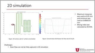 Microfluidics Mixer Design | PPTX