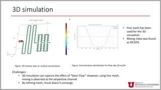 Microfluidics Mixer Design | PPTX