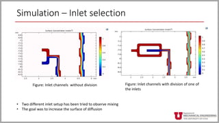 Microfluidics Mixer Design | PPTX