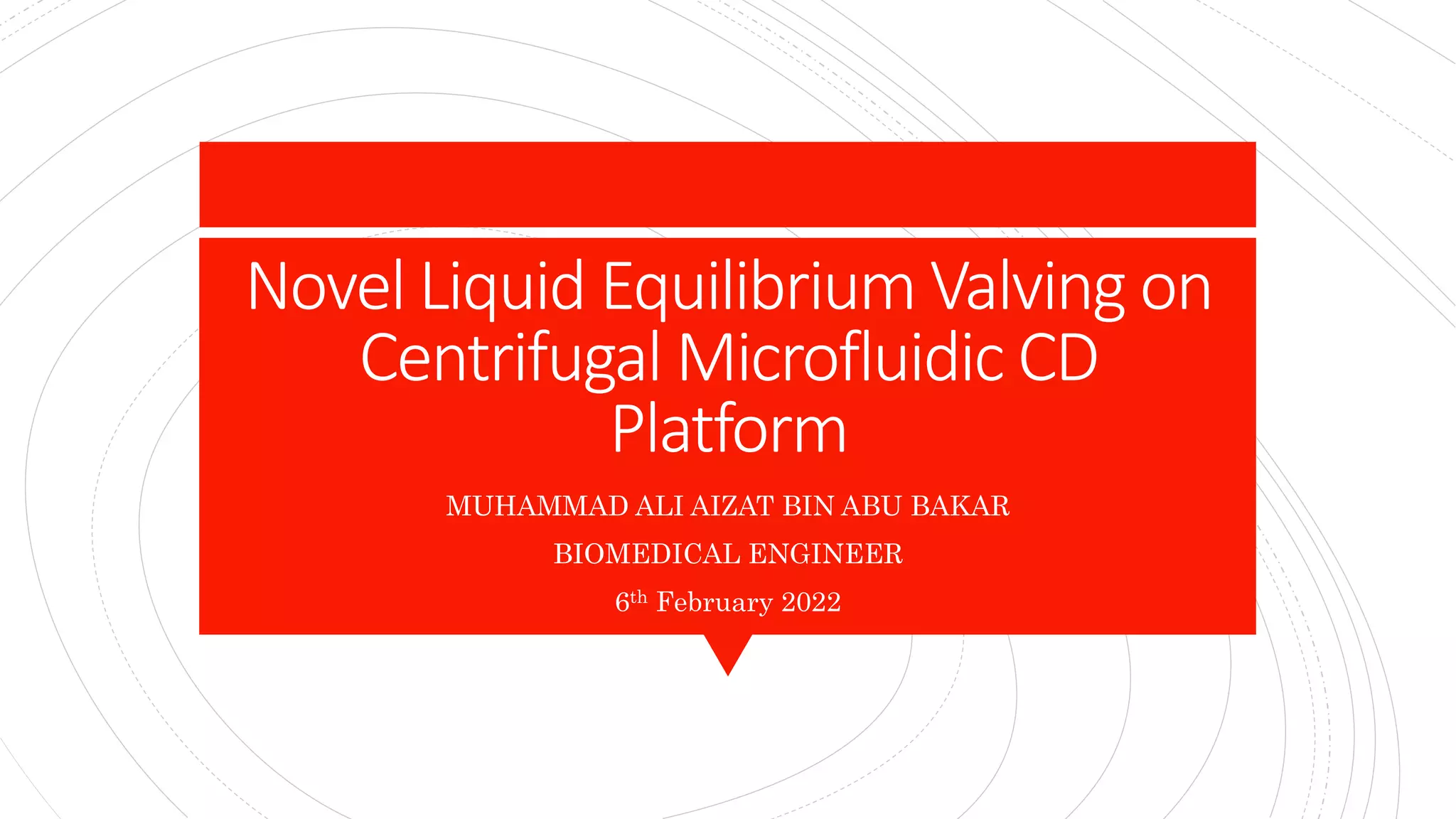 Article dissection: Novel Liquid Equilibrium Valving on Centrifugal ...