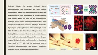 Microfluidic formation of cell laden hydrogel modules for tissue ...