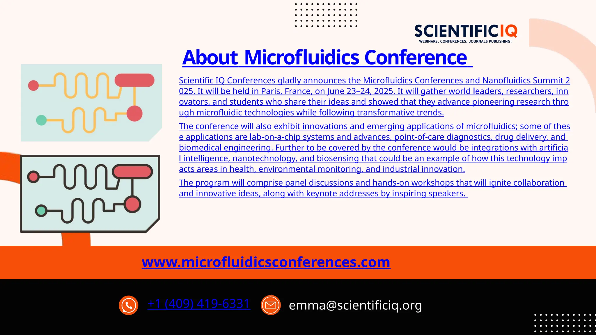 Microfluidics Conferences, Microfluidics | PPTX