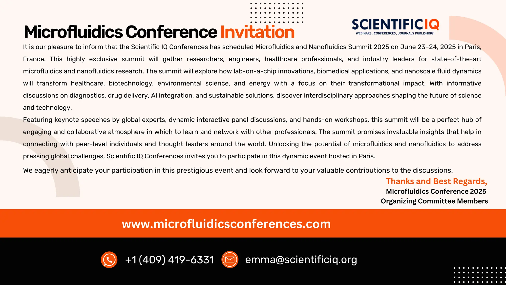 Microfluidics Conferences , Microfluidics | PPT