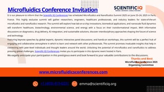 Microfluidics Conferences , Microfluidics | PPT