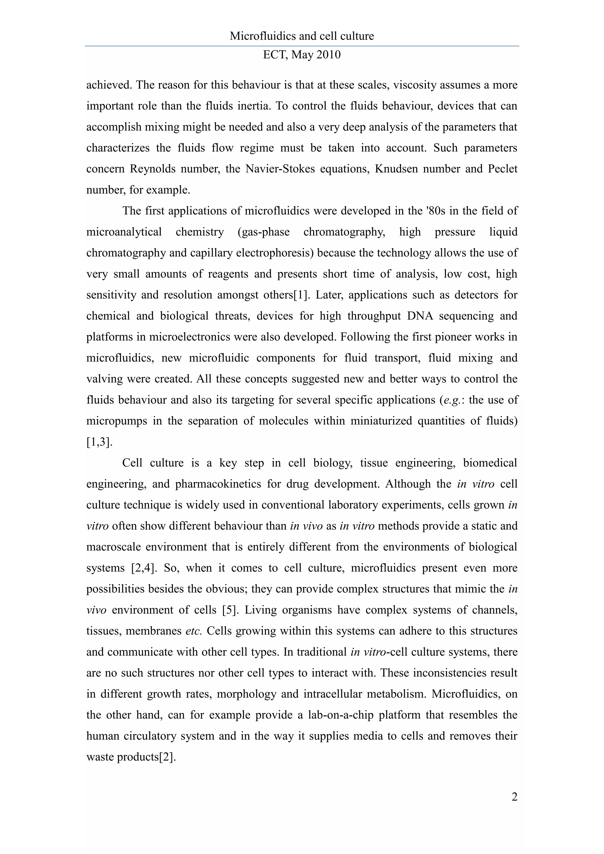 Microfluidics Paper | PDF