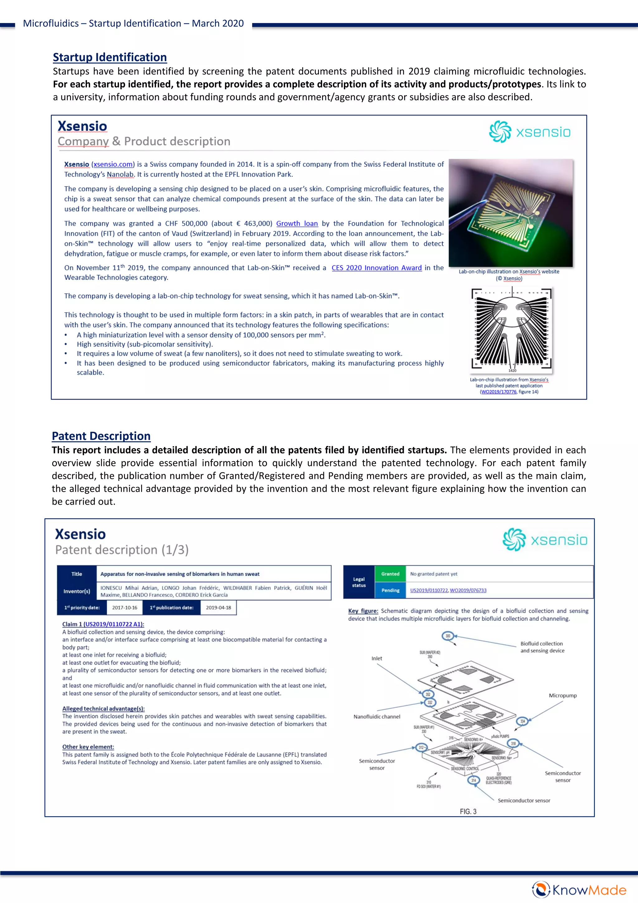 Microfluidics startup identification 2020 flyer | PDF