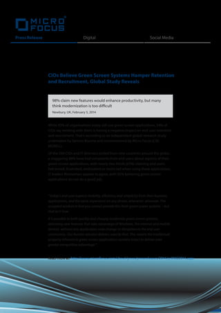 Micro focus visual cobol & mainframe solution information | PDF