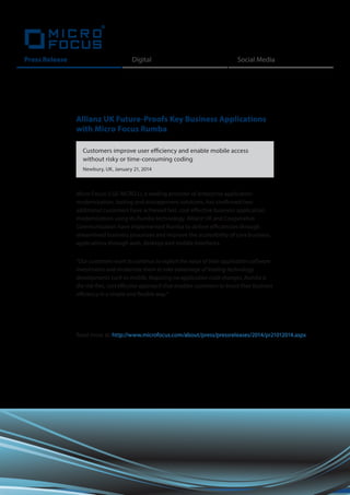 Micro focus visual cobol & mainframe solution information | PDF