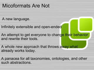 Microformats | PPT