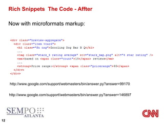 Microformats And Seo Sempo Atl | PPT