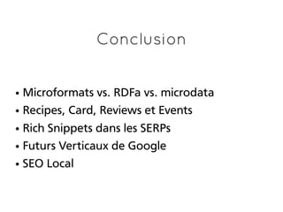 Microformats, RDFa et microdata | PDF