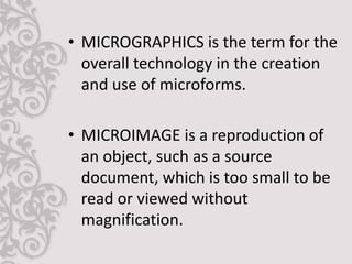 Microforms | PPT