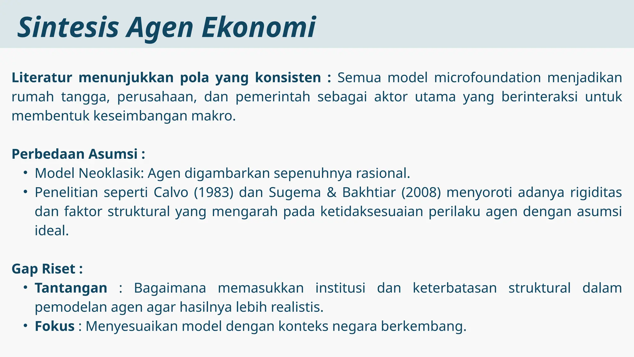 Microfoundation Agen & Ekspetasi Rasional.pptx