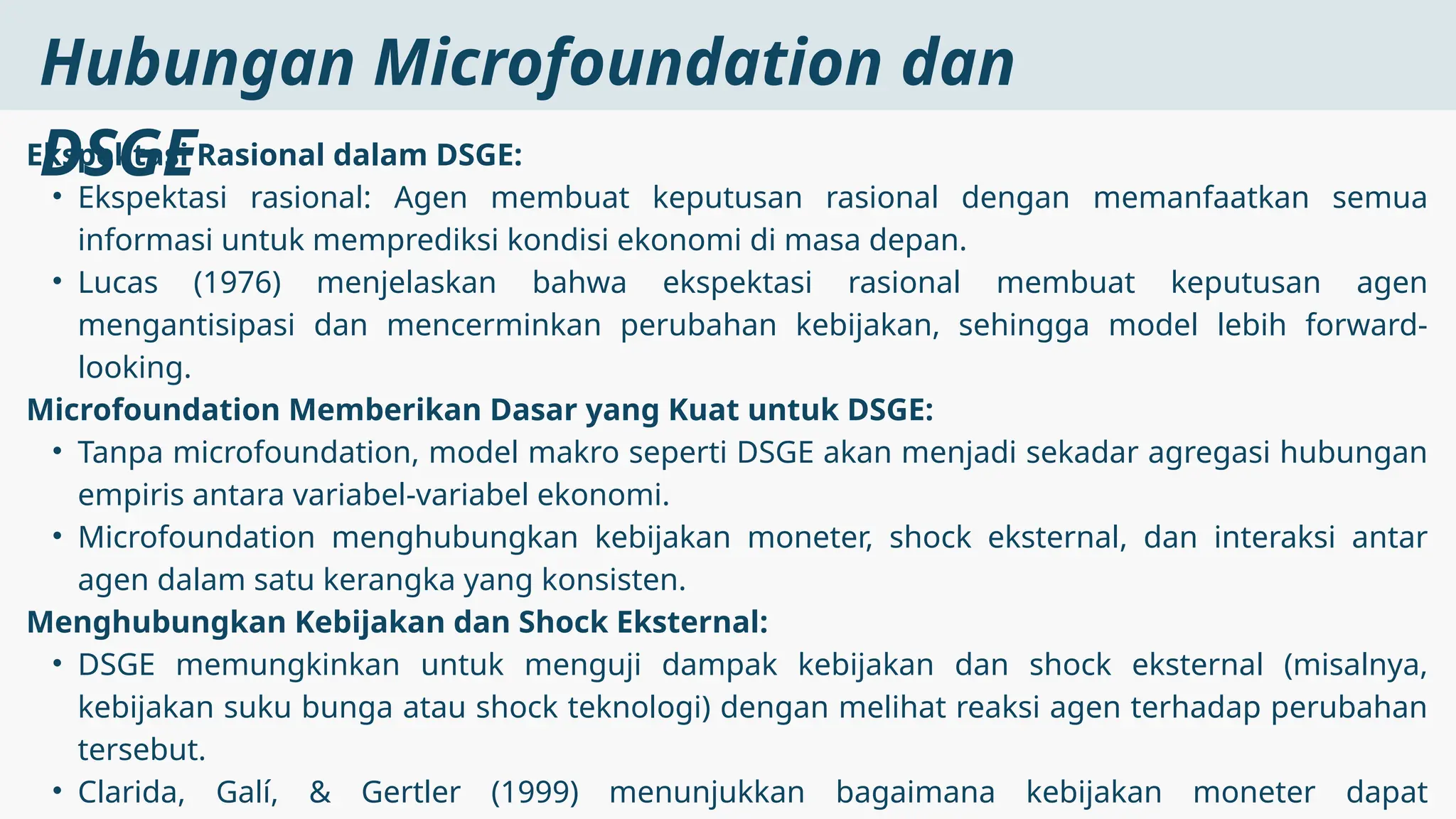 Microfoundation Agen & Ekspetasi Rasional.pptx