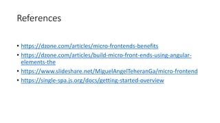 Micro frontend | PPTX