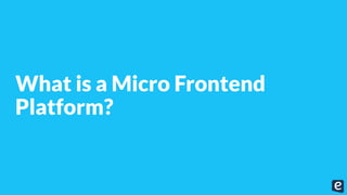 Micro Frontend Platforms for Kubernetes | PDF