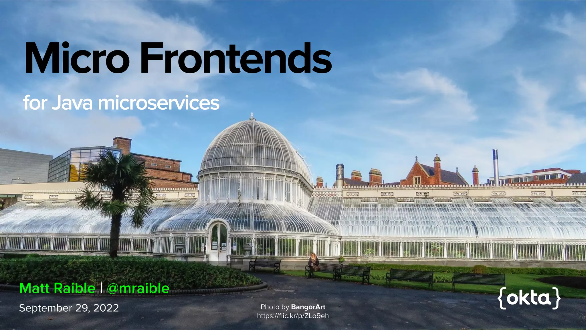 Micro Frontends for Java Microservices - Belfast JUG 2022 | PPT