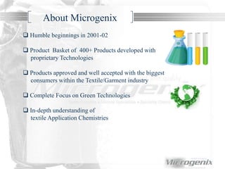 Microgenix Specialities Corporate Profile | PPTX