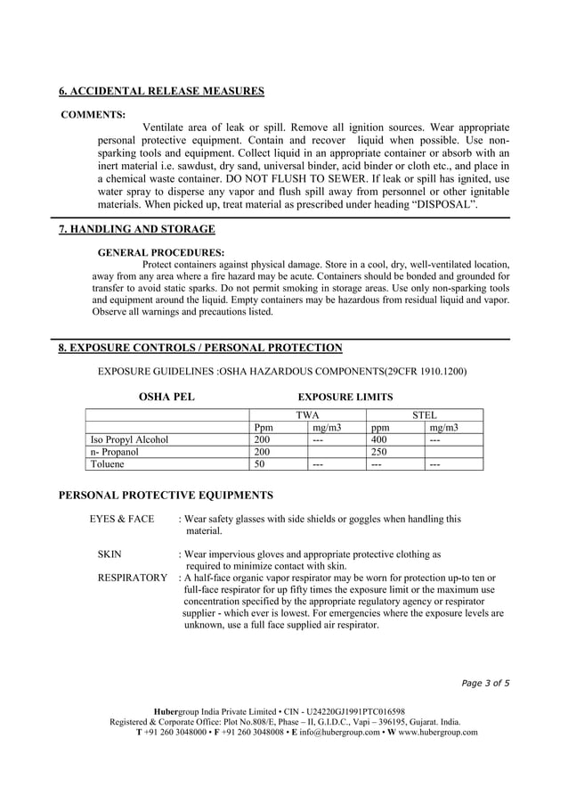 MICROGLOSS MSDS.pdf | First Aid | Injuries