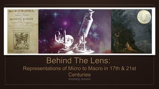 Through The Lens: Examples of Micro and Macro Representations in the ...