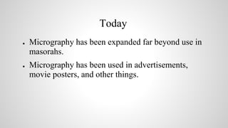 Micrography | PPT